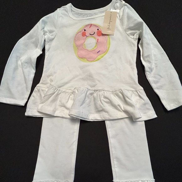 First Impressions | Matching Sets | First Impressions Girls White 2pc ...